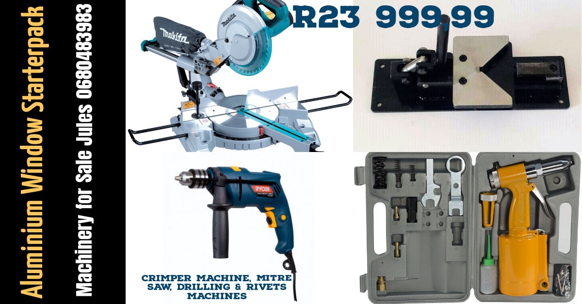 Must have machines for crafting Quality Aluminium Windows – AluCrimp